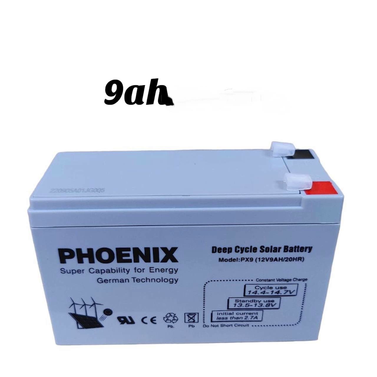 PHEONIX SOLAR GEL DEEP CYCLE BATTERY 9ah - VOH SUPPLIERS