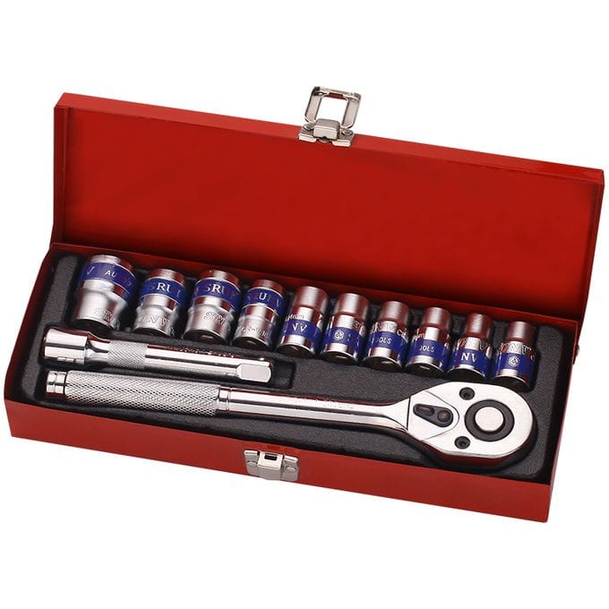 Mlg 12Pcs Ratchet Socket Spanner Set - VOH SUPPLIERS