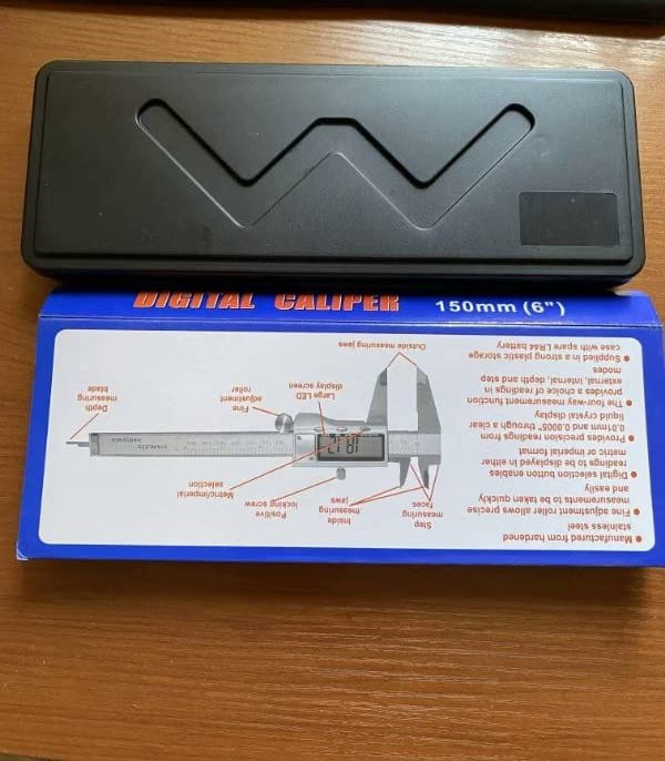 Digital Vanier caliper 150mm stainless - VOH SUPPLIERS